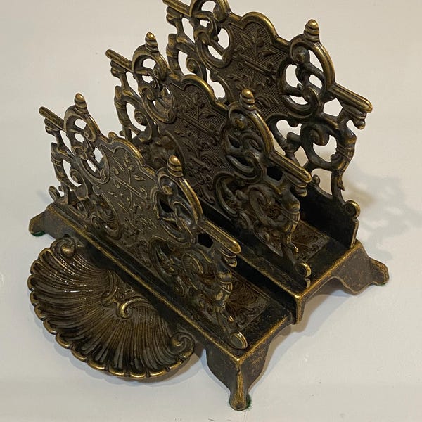 Brass Letter Holder - Etsy