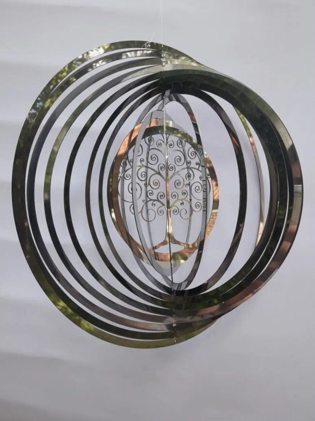 Tree of Hope Wind Spinner, Wind Mobile. Stainless Steel. 8 - Etsy