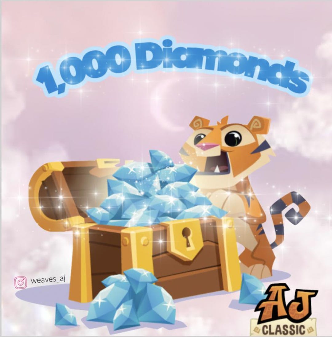 Animal Jam Classic 1,000 Diamonds (AJC) - Etsy