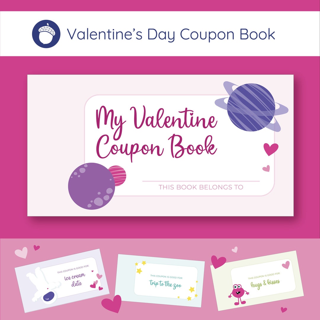 Valentine's Day Printable Coupon Book - Etsy