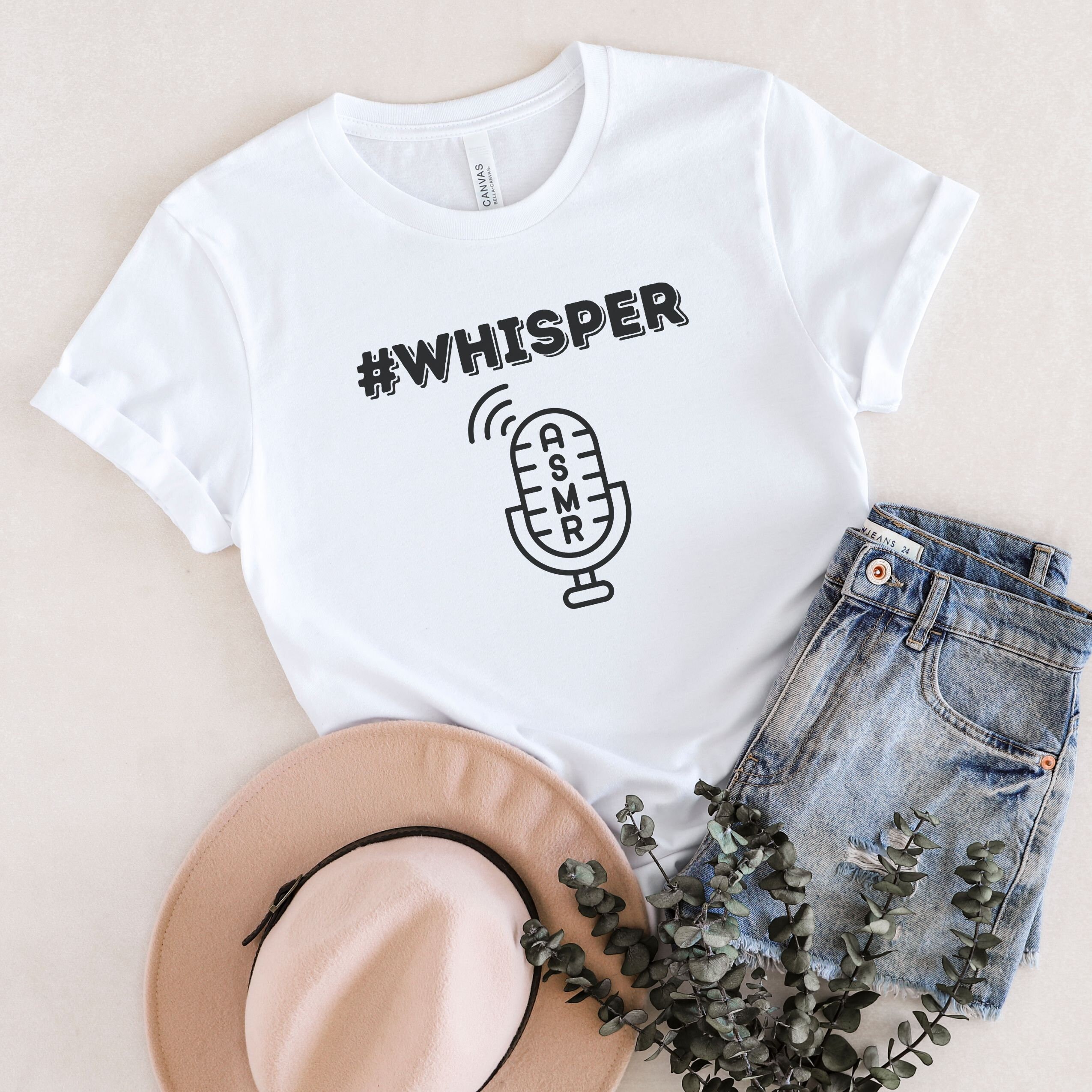 ASMR Whisper Tee | ASMR Therapy T-shirt, Whispering Voices ASMR T-shirt ...