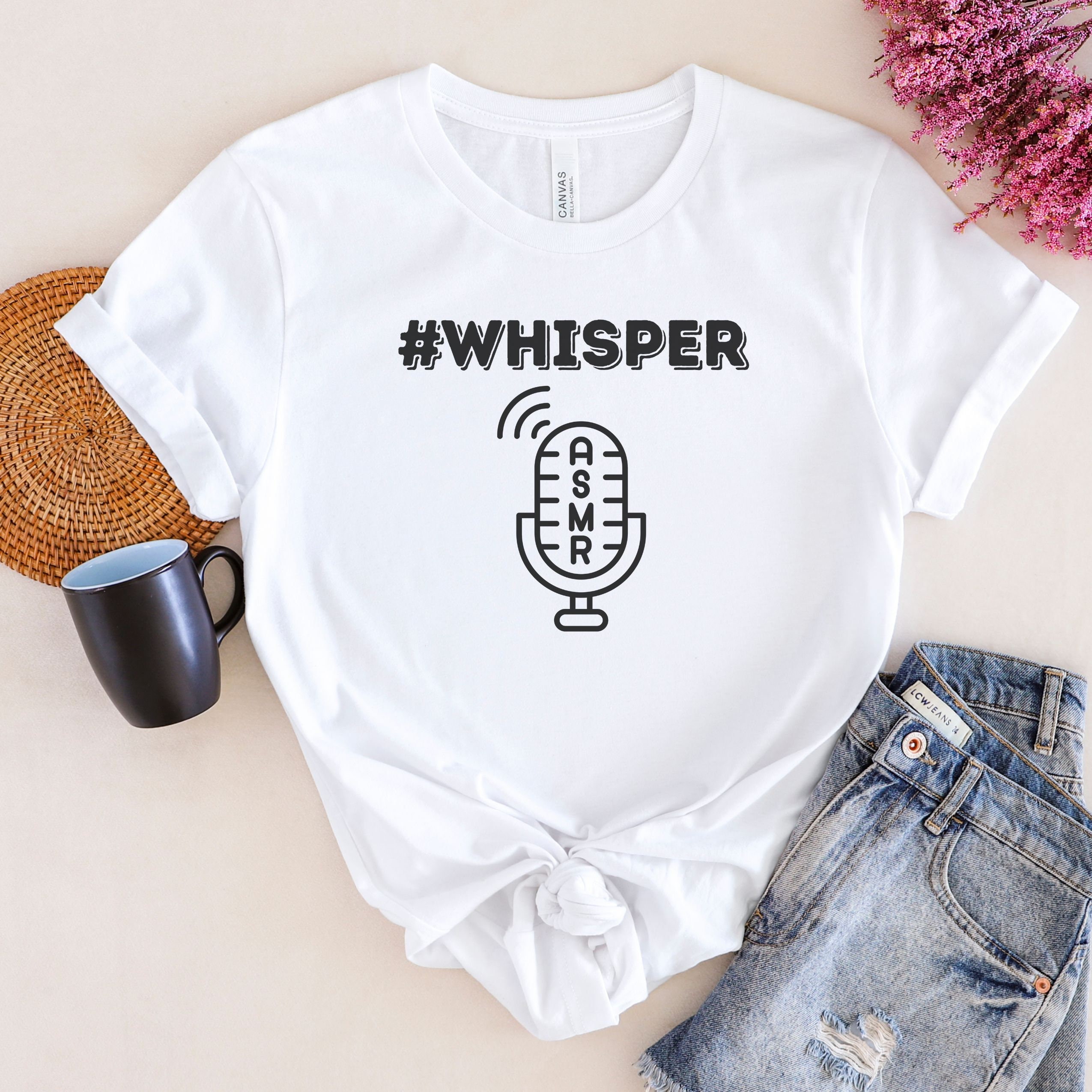 ASMR Whisper Tee | ASMR Therapy T-shirt, Whispering Voices ASMR T-shirt ...