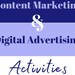 Content Marketing & Digital Advertising Activities - Etsy