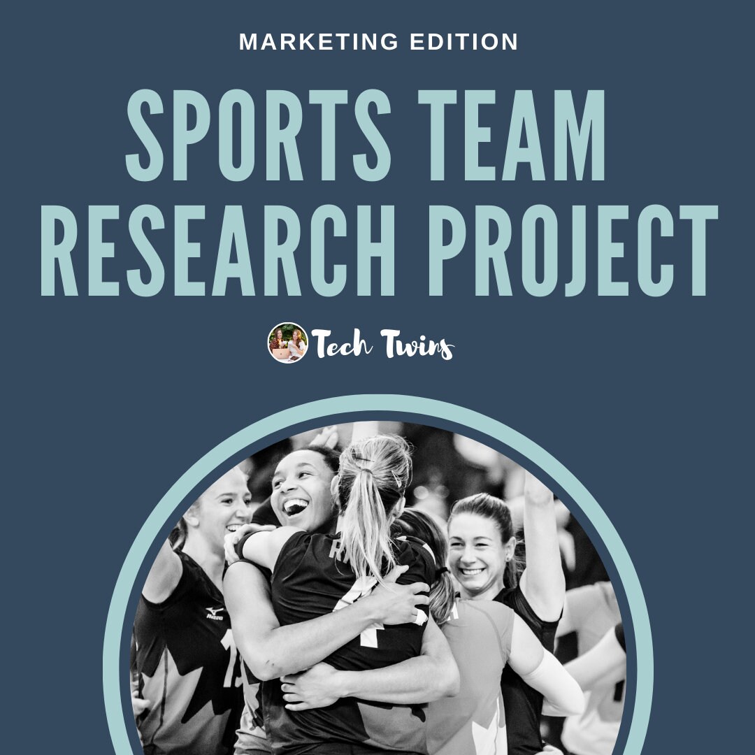 Sports Team Research Project- Marketing Edition - Etsy