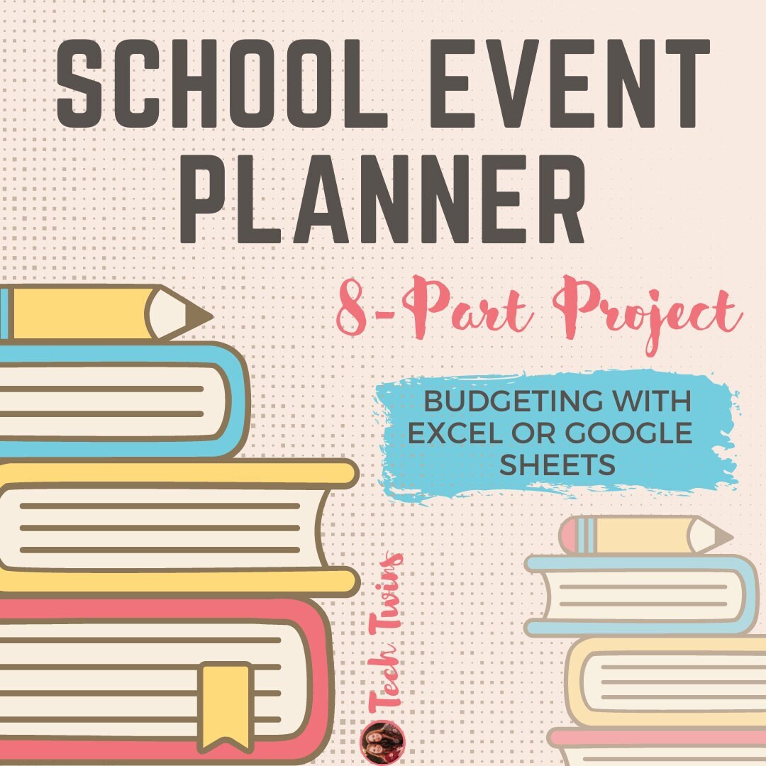 School Event Planner Project- Using Excel or Google Sheets - Etsy