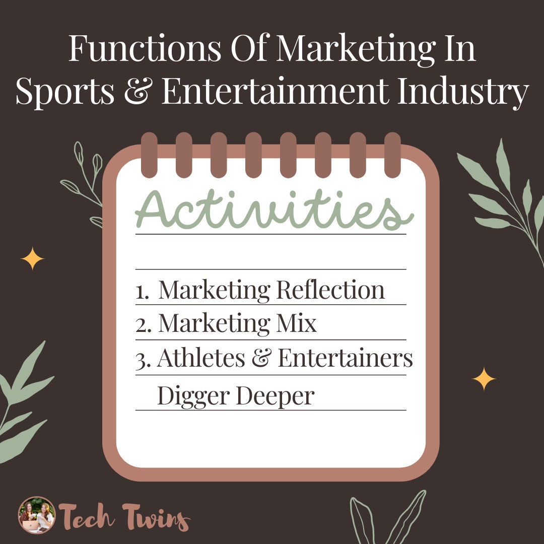 Functions of Marketing in Sports and Entertainment Industry Activities ...