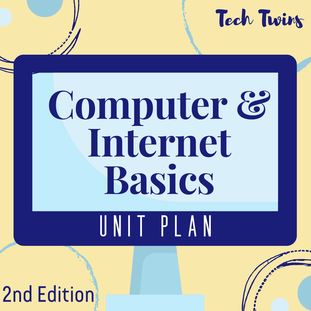 New Edition: Computer & Internet Basics Unit Plan - Etsy