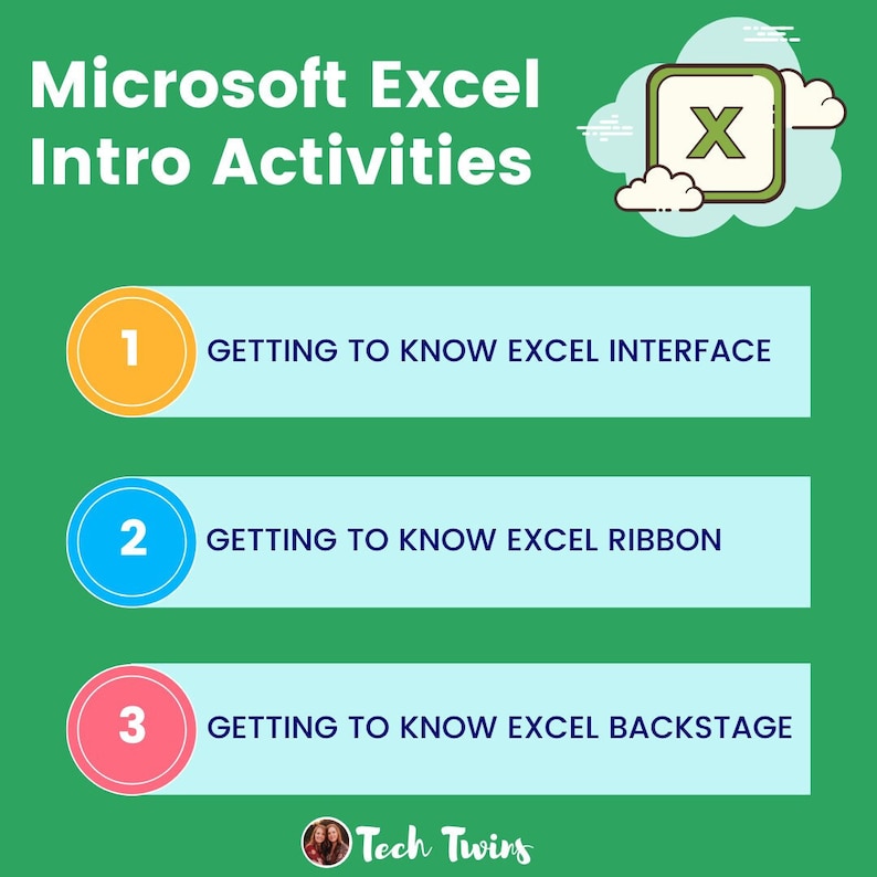 Microsoft Excel Intro Activities - Etsy
