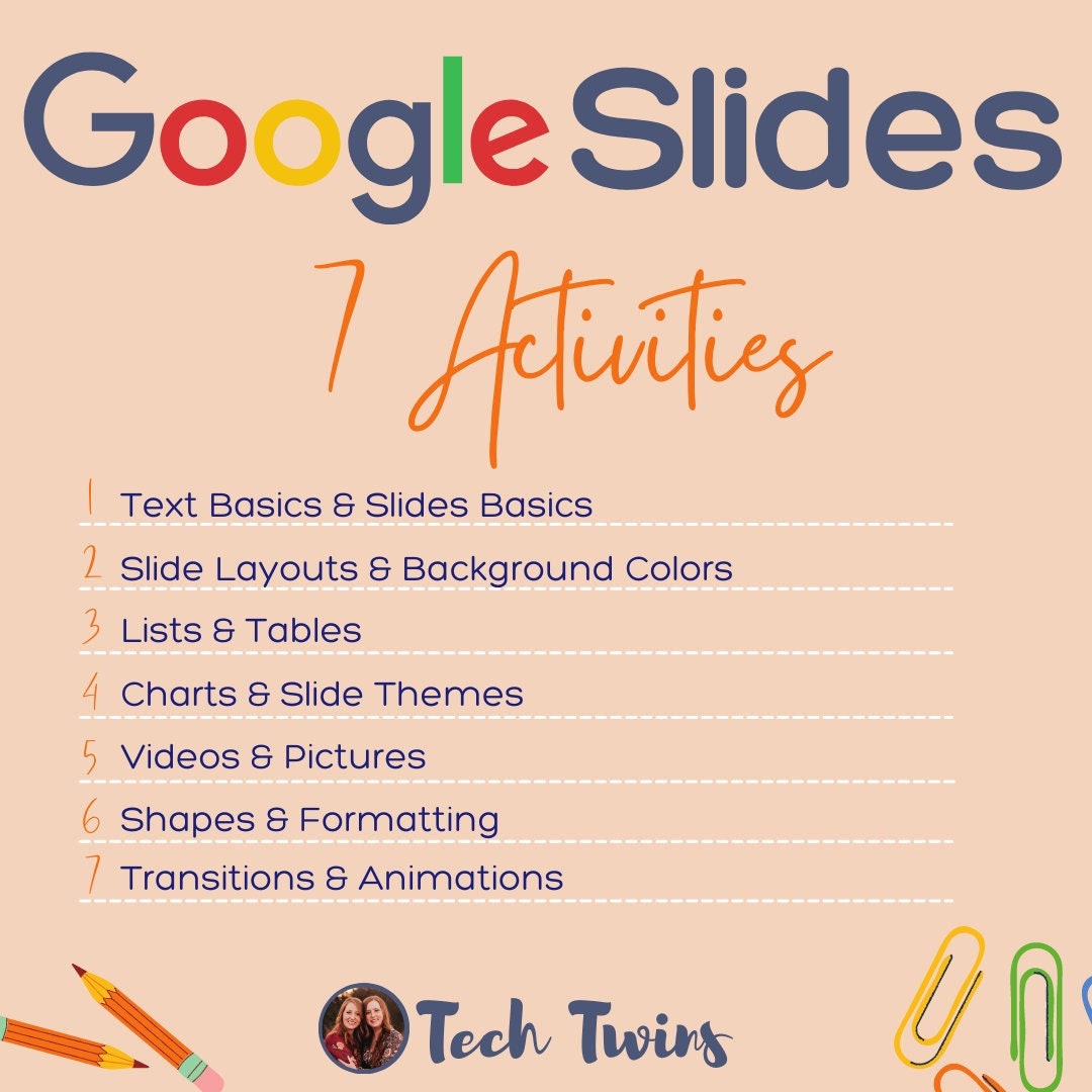 Google Slides Activities - Etsy