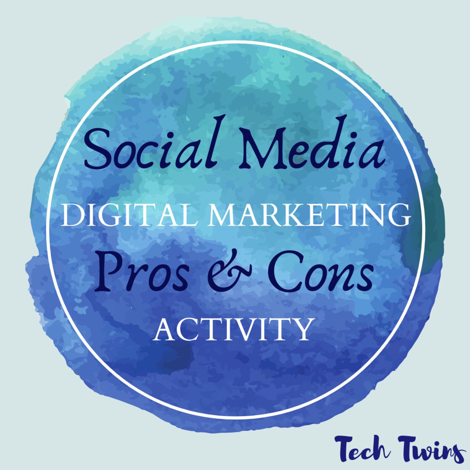 Social Media-digital Marketing Pros & Cons Activity - Etsy