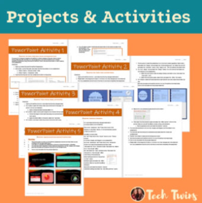 Microsoft Powerpoint Assignments, Projects, & Tutorials Bundle - Etsy