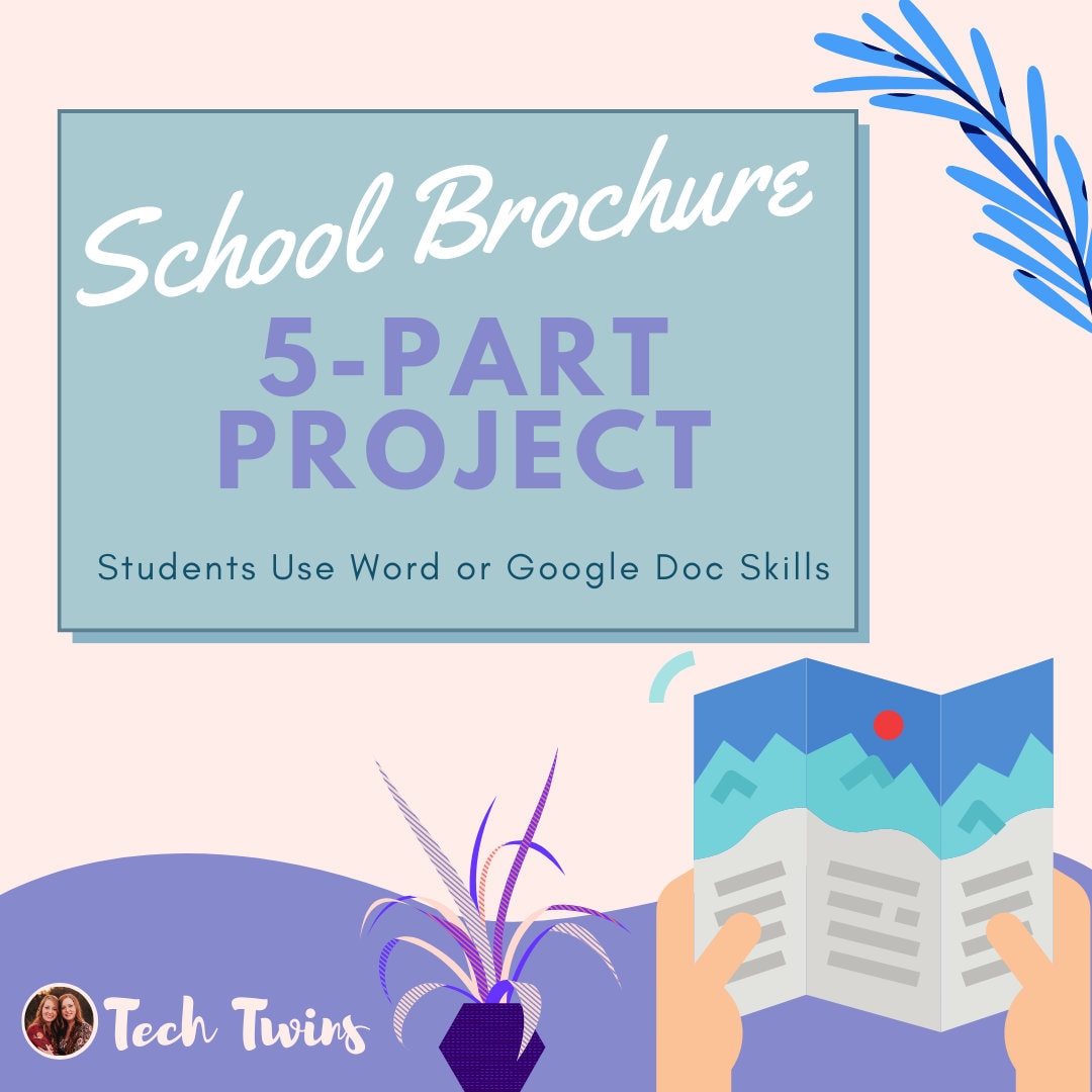 School Brochure Project- Using Word or Google Docs - Etsy