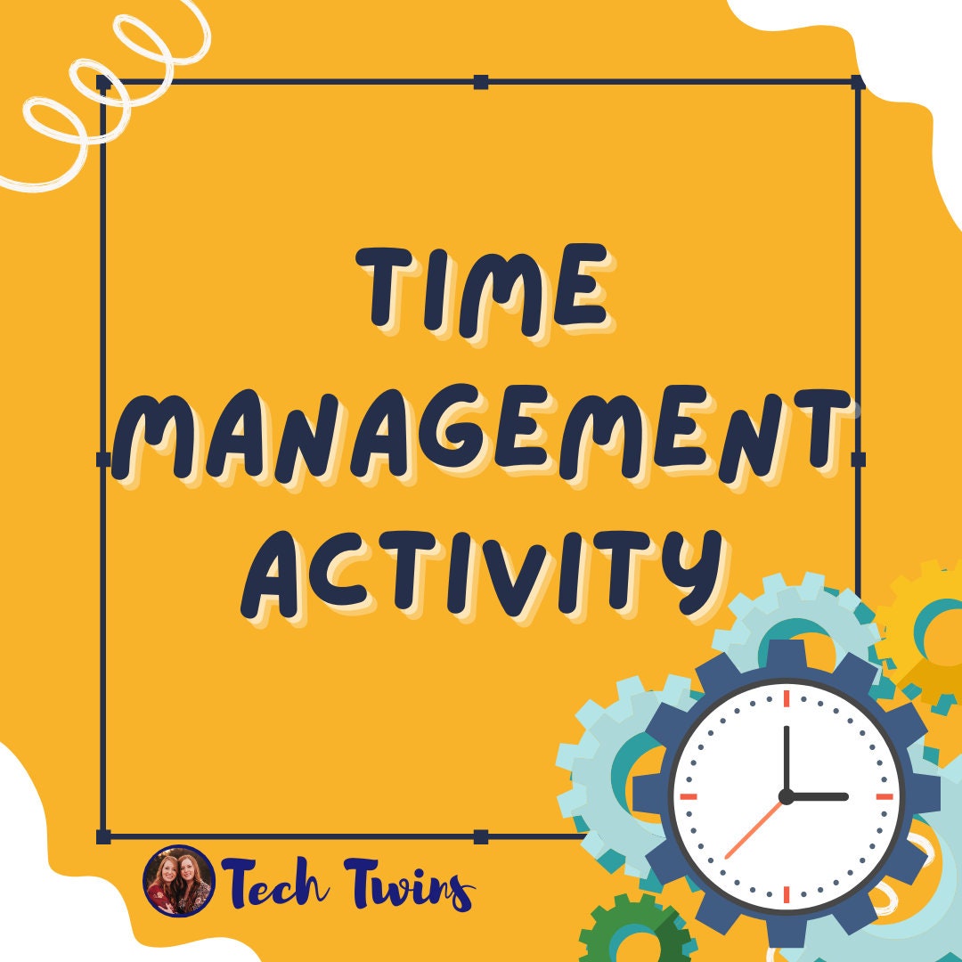Time Management Activity - Etsy
