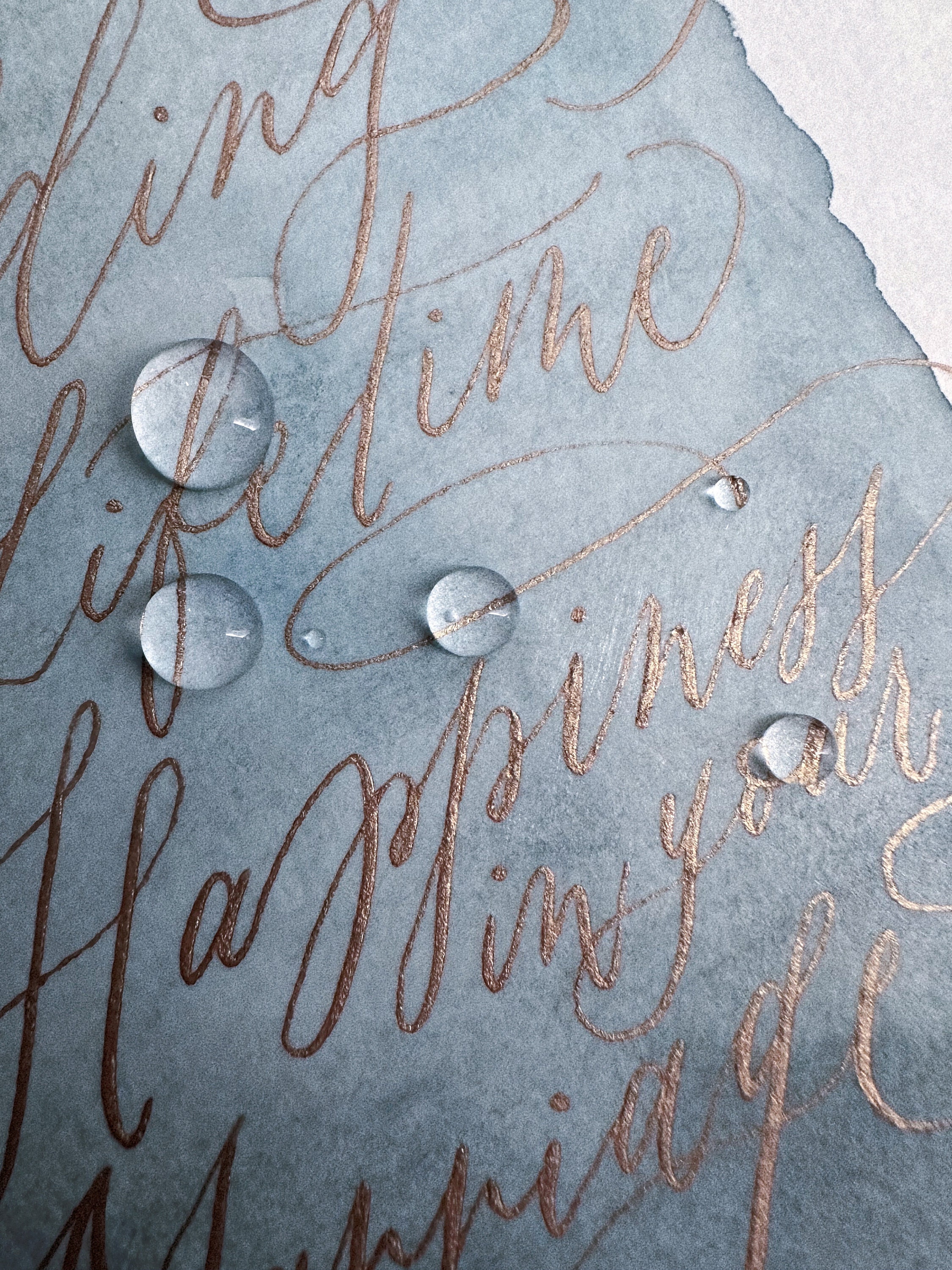 Custom Calligraphy Card Congratulations Card Affection Card - Etsy