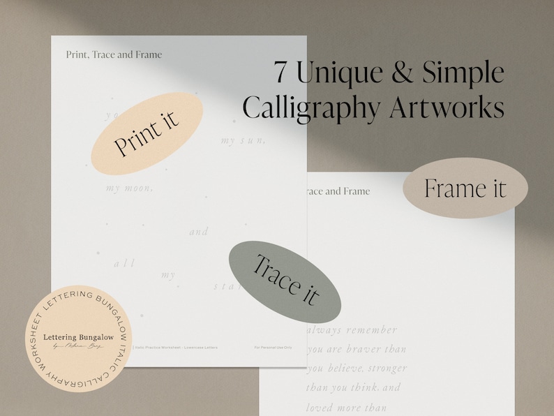 Italic Calligraphy Practice Worksheet, 68 Pages, Learn Chancery Italic ...