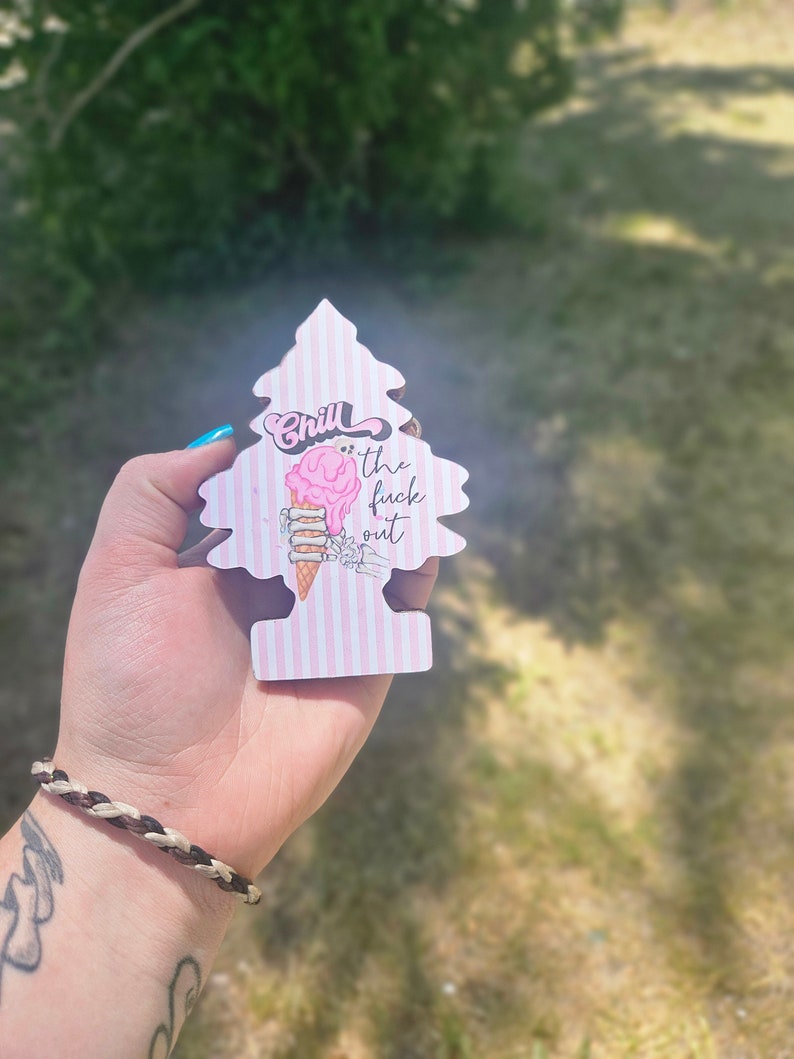 Little Tree CARDSTOCK Freshie Old School Car Air Fresheners Custom Made ...