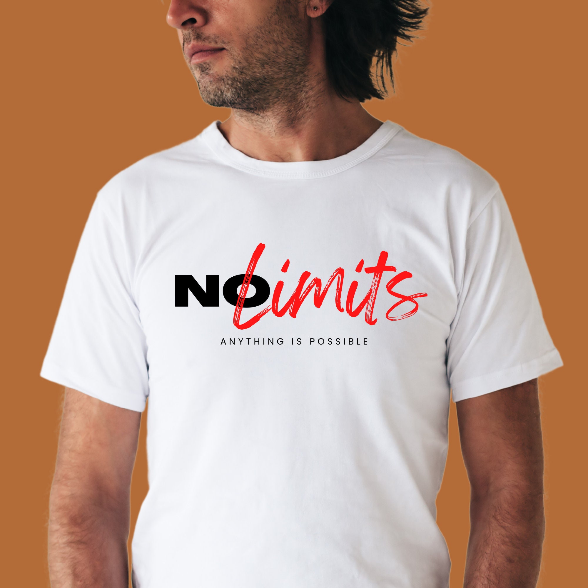 No Limits - Anything is Possible Tshirt, Motivational Tshirt, Positive ...
