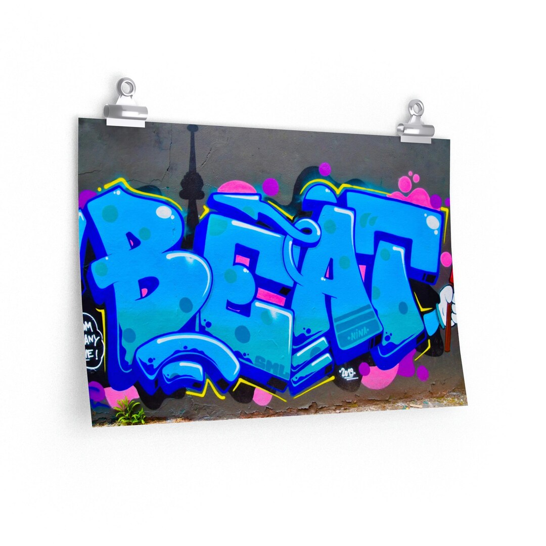 Beat Graffiti Premium Matte Horizontal Posters Toronto - Etsy