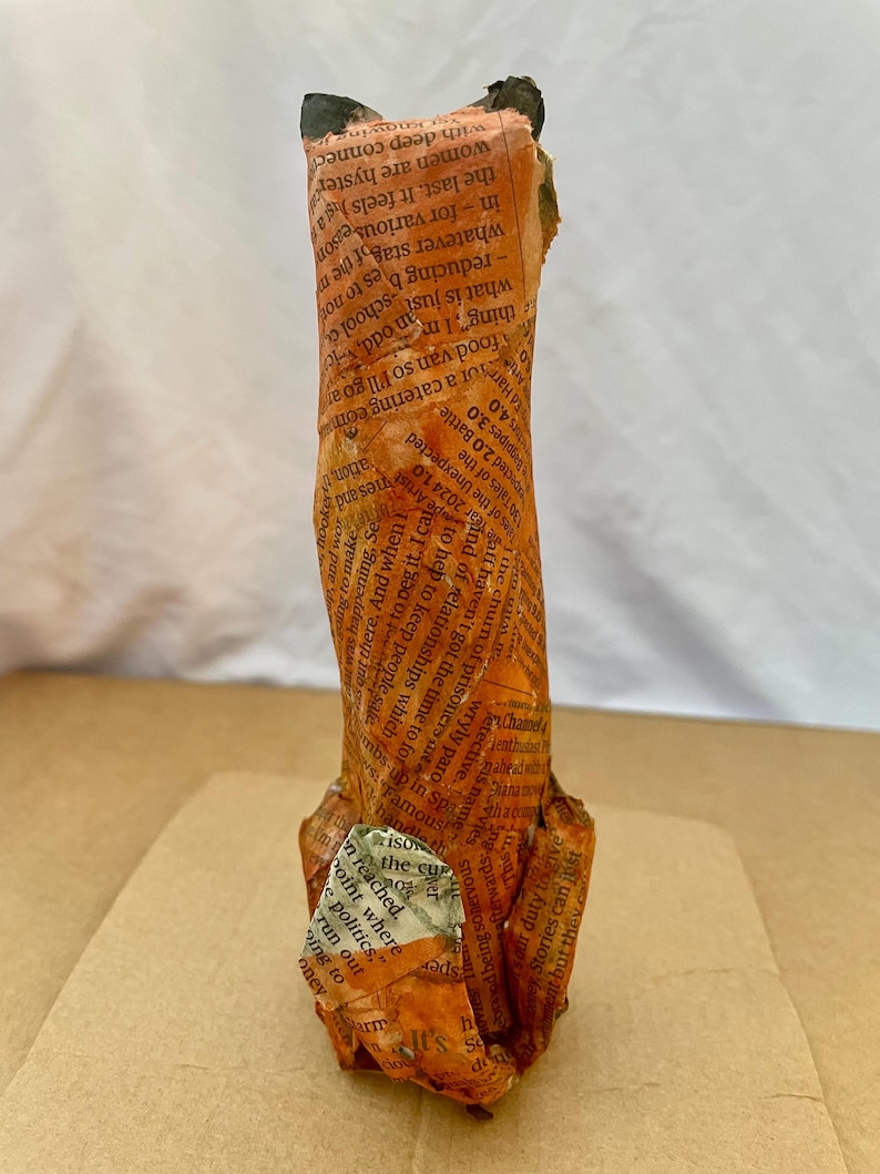 Handcrafted Fox, Papier-mâché - Etsy