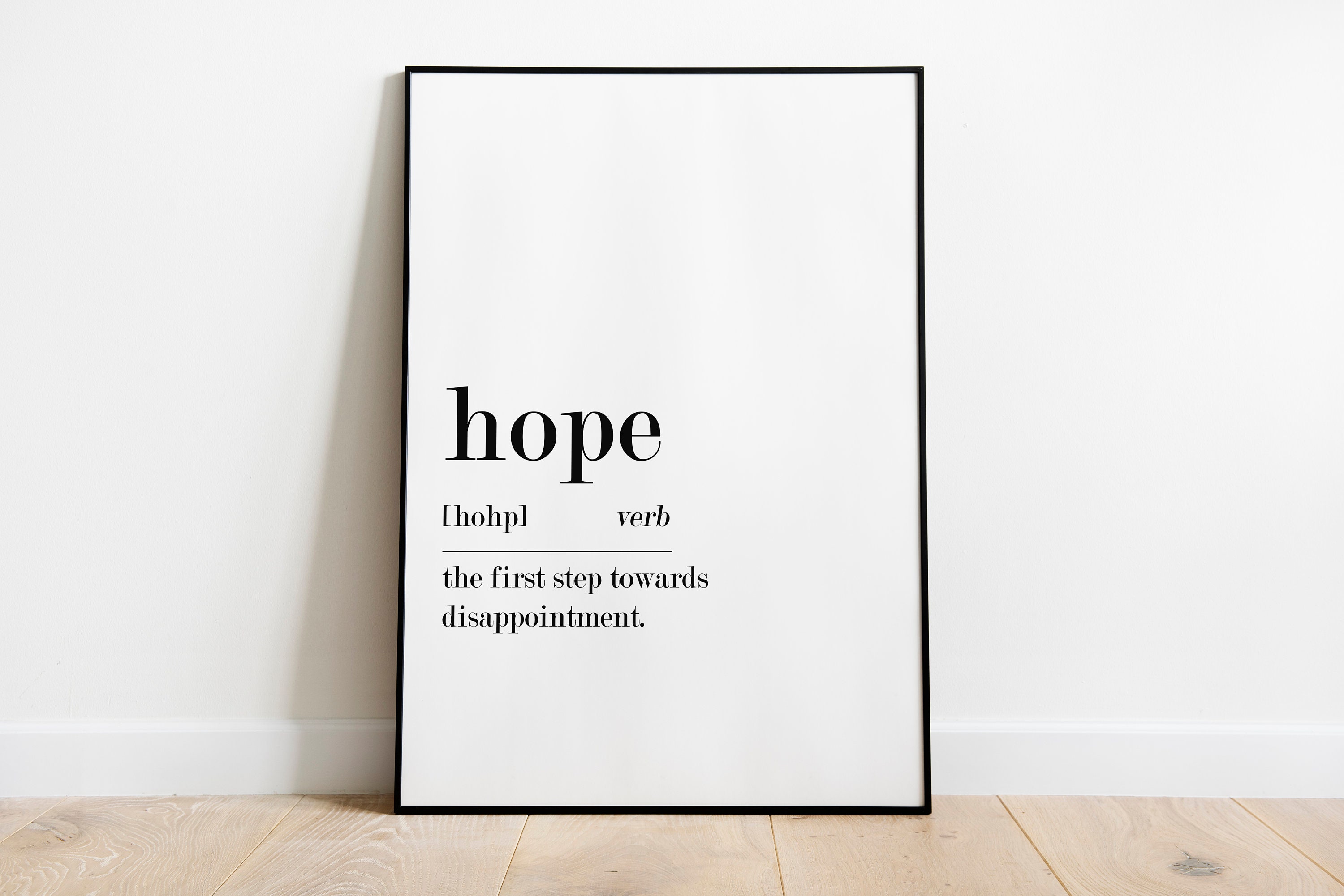 Hope Definition, Printable Wall Art, Hope Print, Hope Printable, Hope ...
