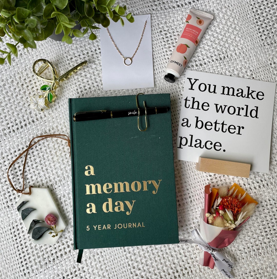 Memory a Day Journal Gift Box You Make the World a Better Place ...