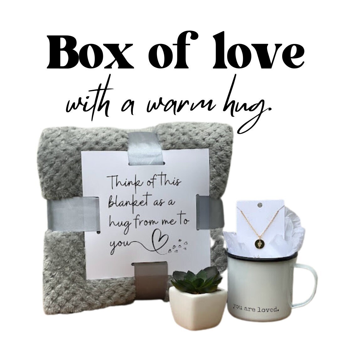 A Box of Love With a Warm Hug Gift Shippable Gift Thinking - Etsy