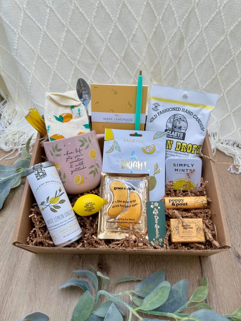 Get Well Soon Package Bundle for Sick Day Comfort Care Box With Tea ...