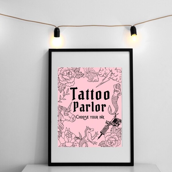 Tattoo Parlor - Etsy