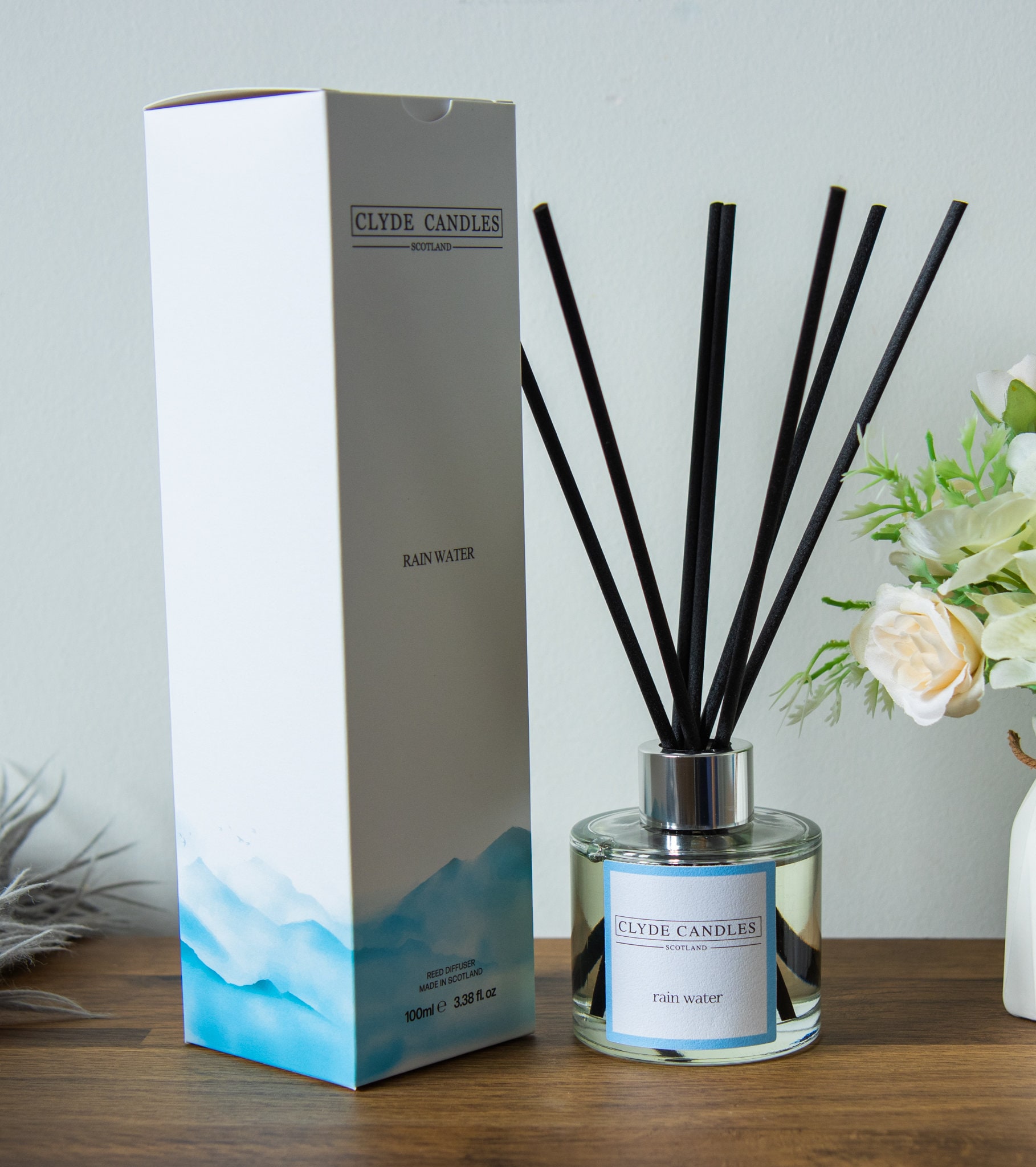 Rain Water Rain Water Reed Diffuser - Clyde Candles, Luxury Diffuser ...
