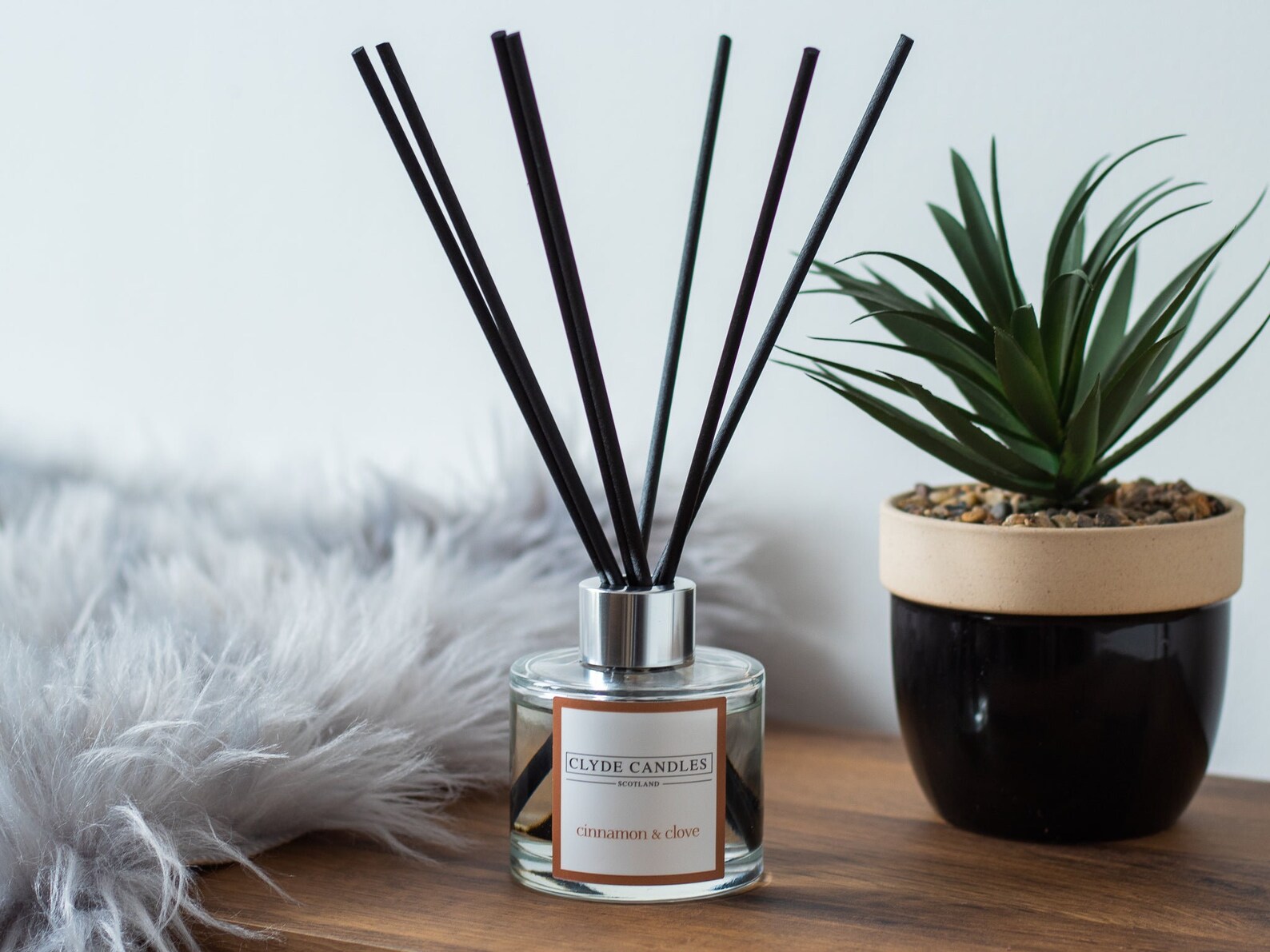 Cinnamon & Clove Reed Diffuser - Clyde Candles, Luxury Diffuser Oil ...
