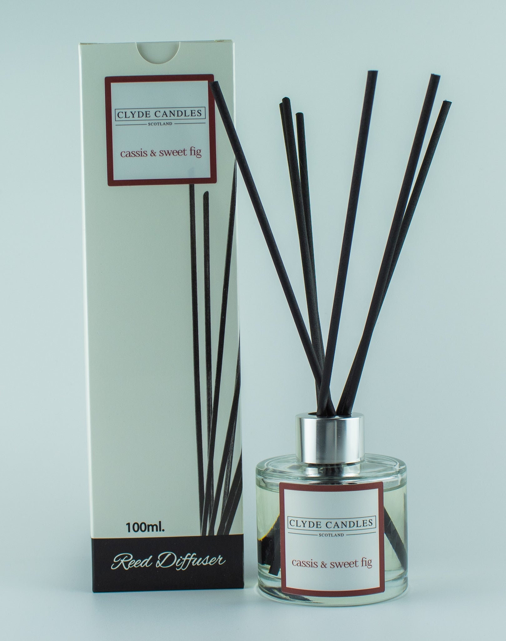 Cassis & Sweet Fig Reed Diffuser Clyde Candles, Luxury Diffuser Oil ...