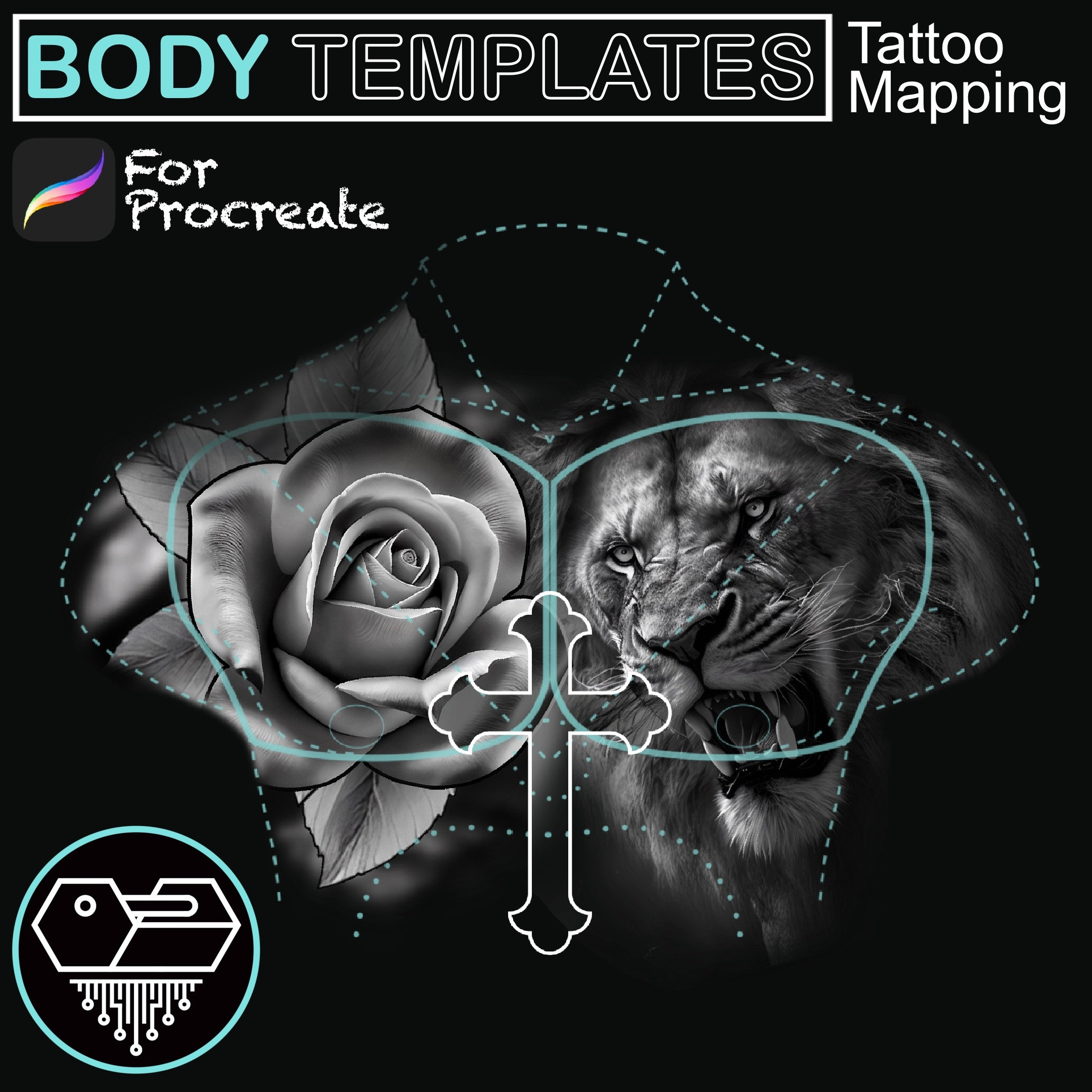 Body Templates Tattoo Maps - Etsy