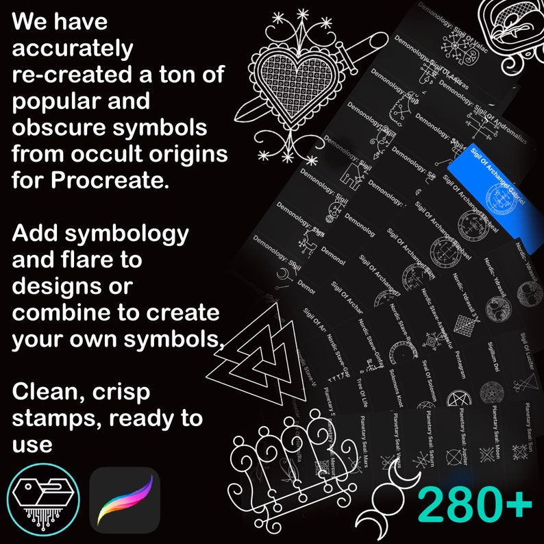 Sigils and Symbols of the Occult - Etsy