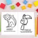 Toddler Coloring Pages: Animal Coloring Pages for Kids With Fun Facts ...