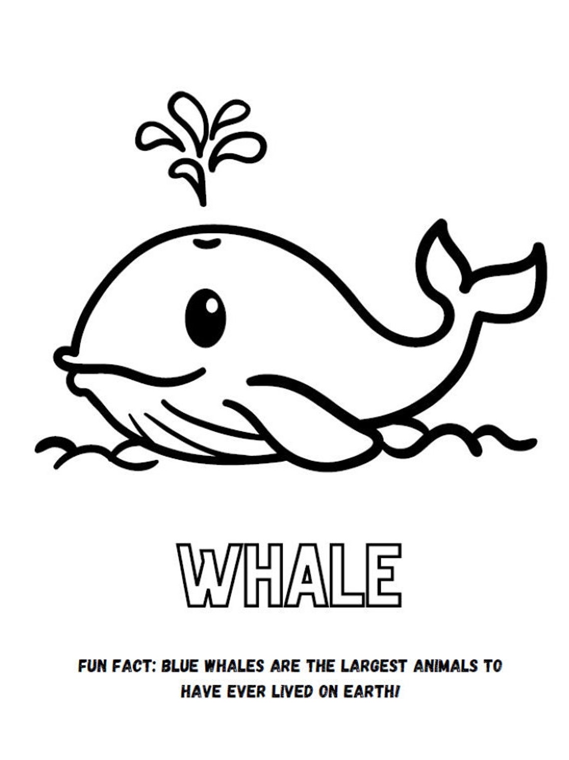 Toddler Coloring Pages: Animal Coloring Pages for Kids With Fun Facts ...