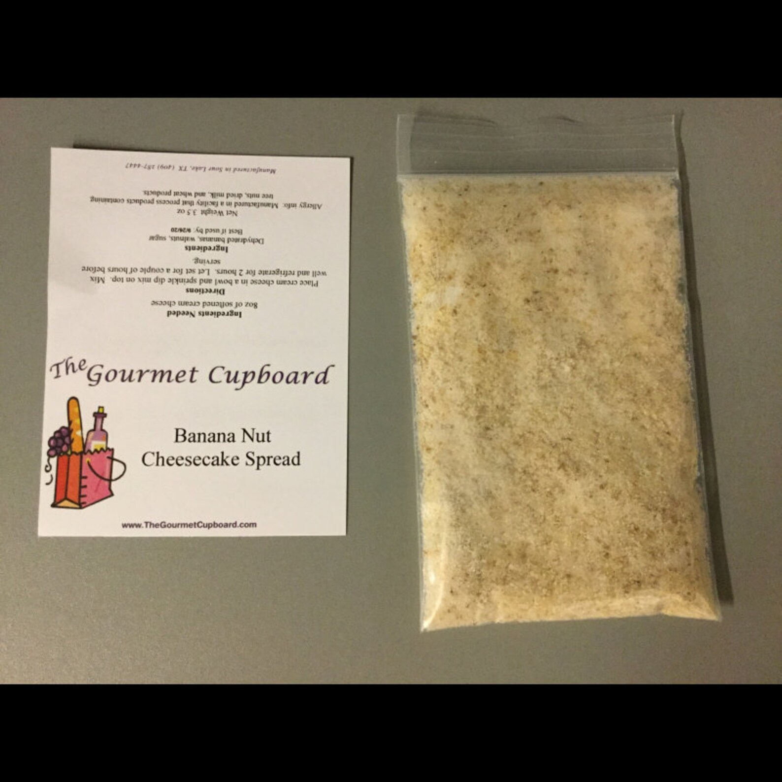 Banana Nut Cheesecake Spread Mix - Gluten Free - Etsy