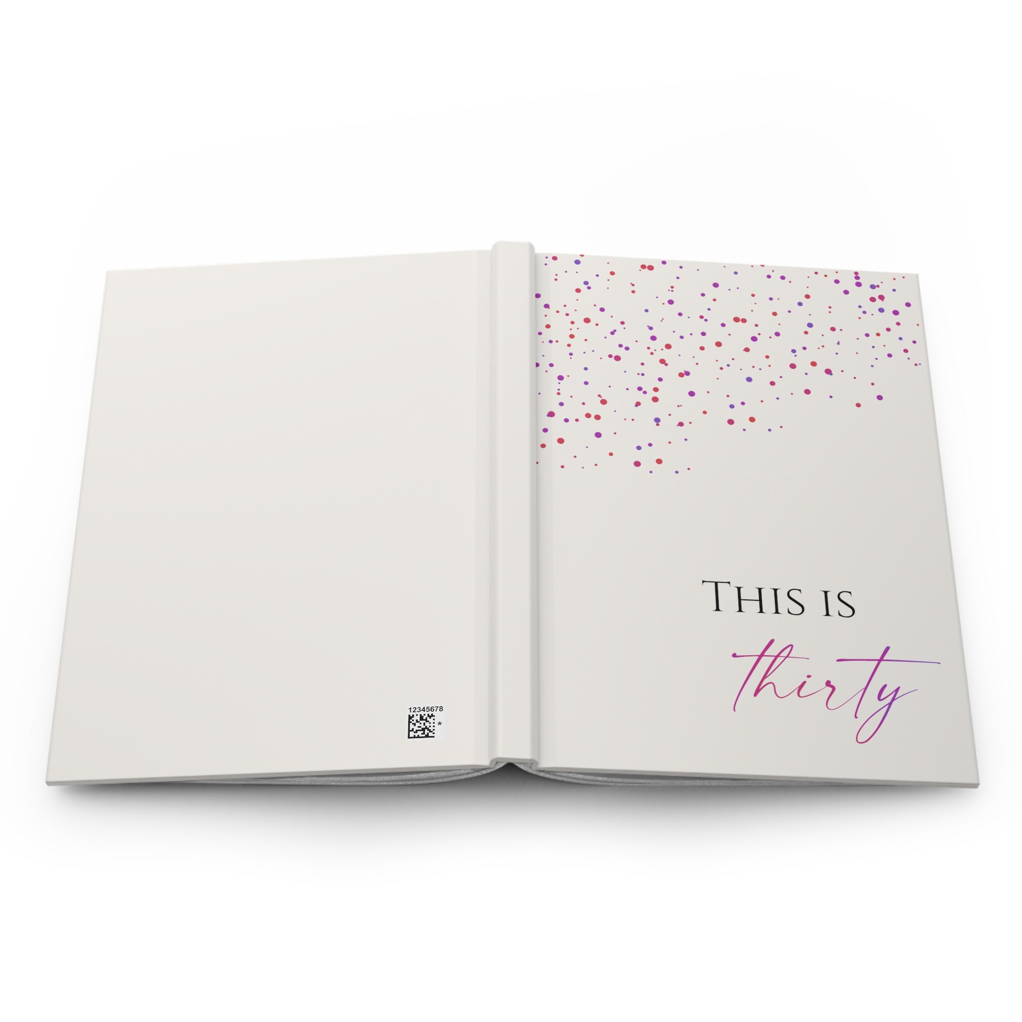 Personalized Birthday Book Gift, Party Guestbook, Custom Journal for ...