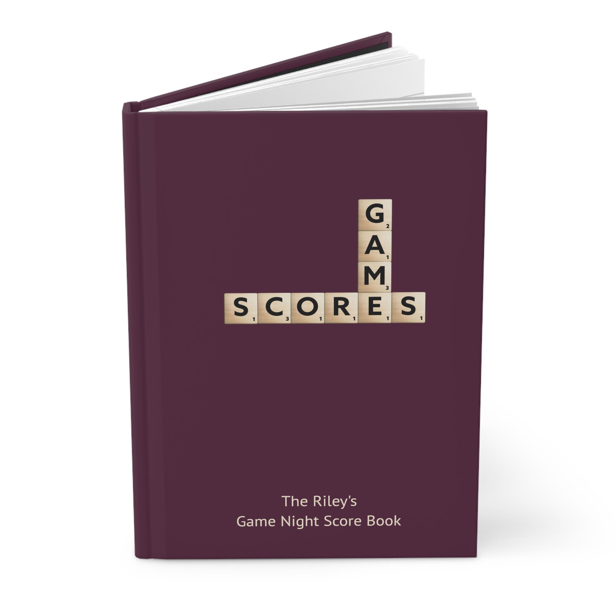 Personalized Game Gifts, Game Night Score Book, Family Game Night, Game ...