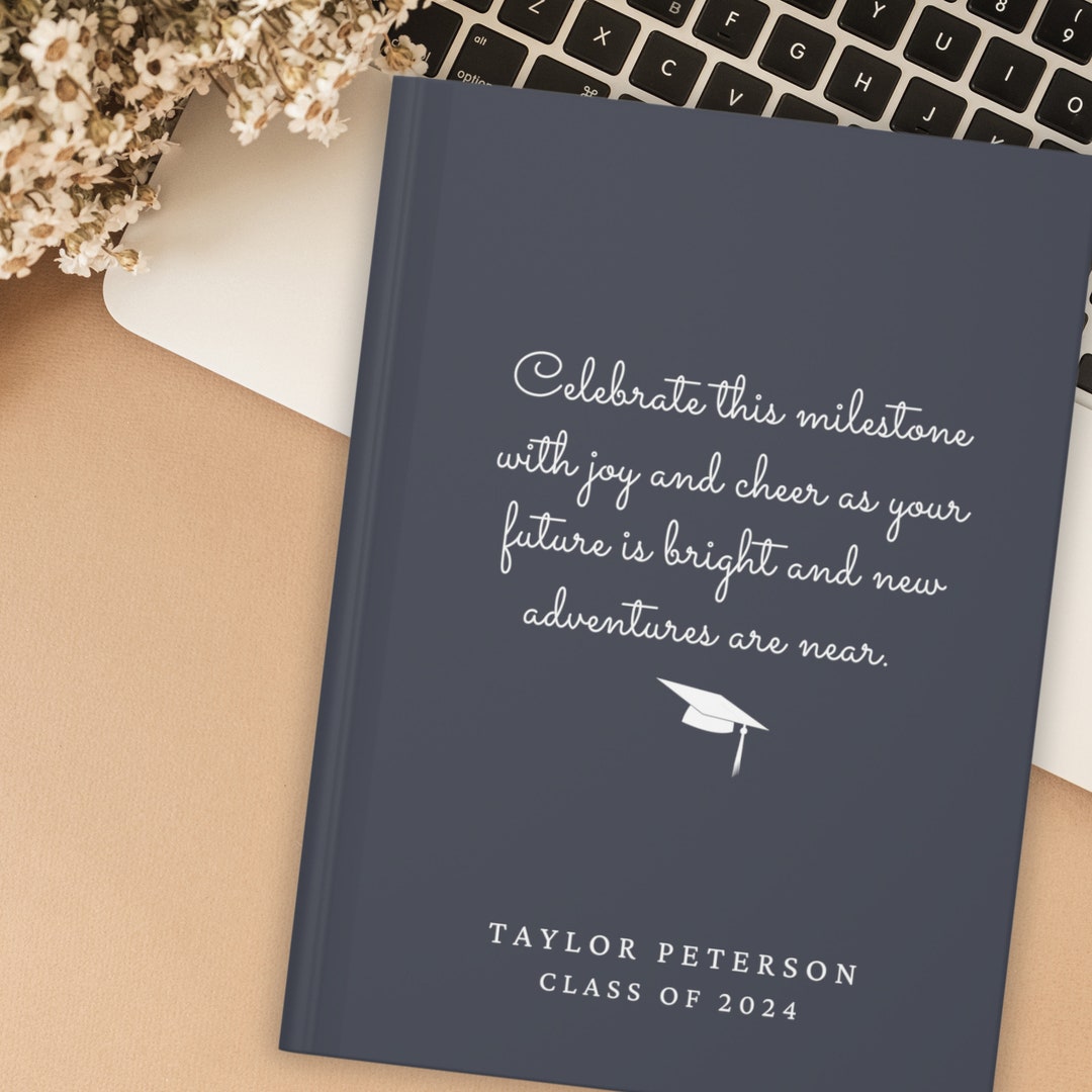 Graduation Journal, Class of 2024, Congratulations Graduate, Gift for ...
