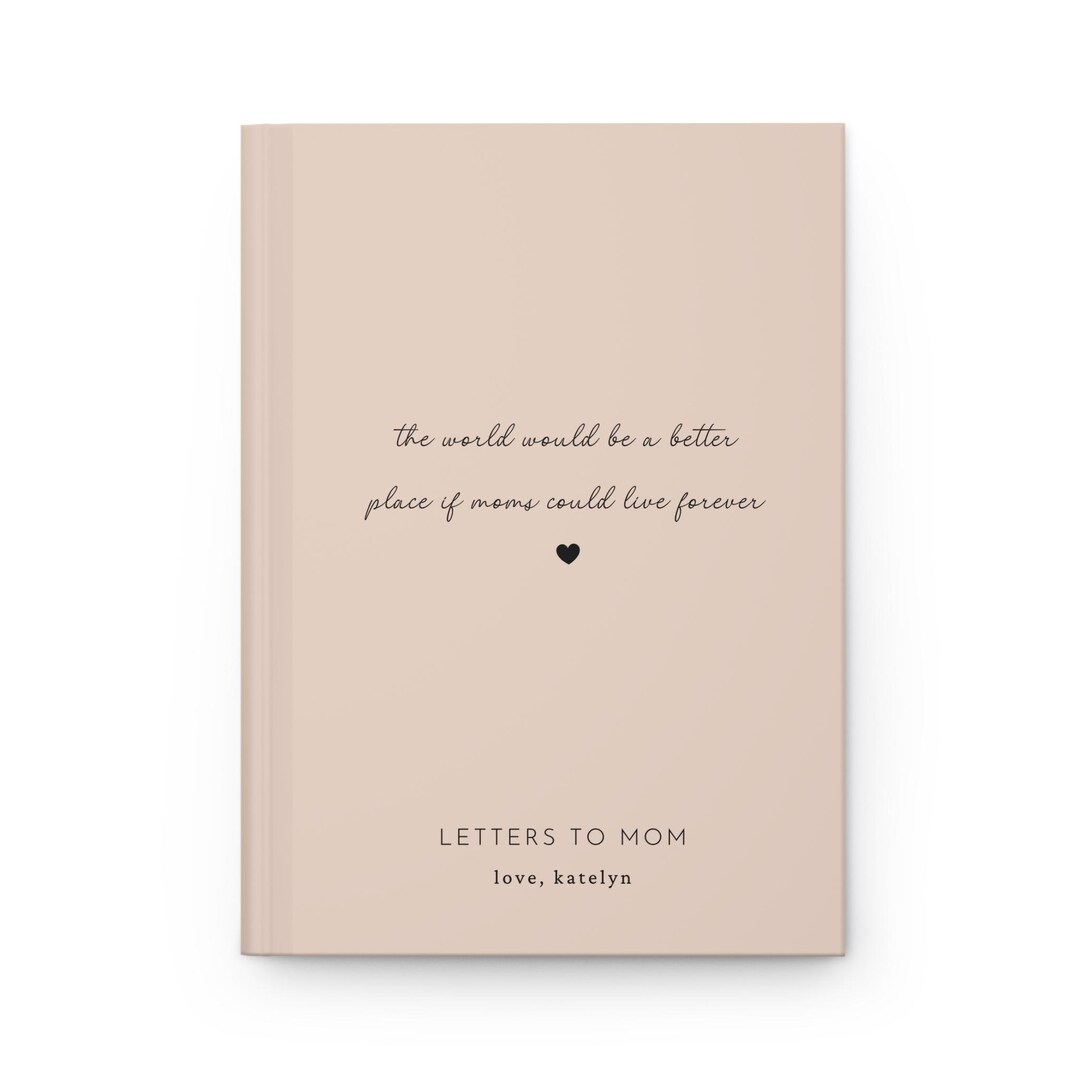 Personalized 'letters to Mom' Memorial Journal: in Loving Memory - Etsy