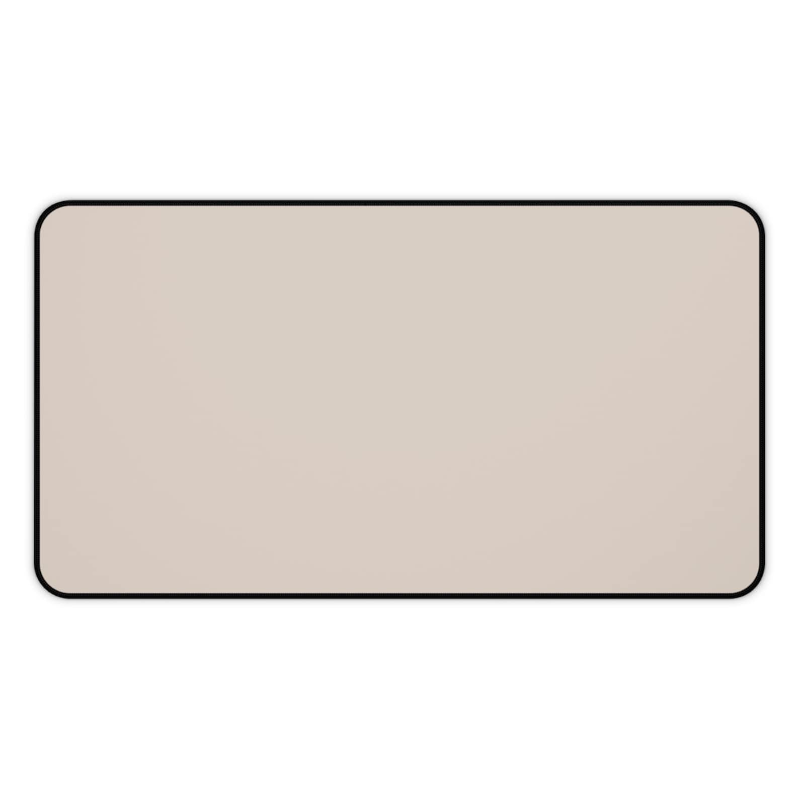 Sand Beige Office Desk Mat, Custom Writing Pad, Desk Protector, Home ...