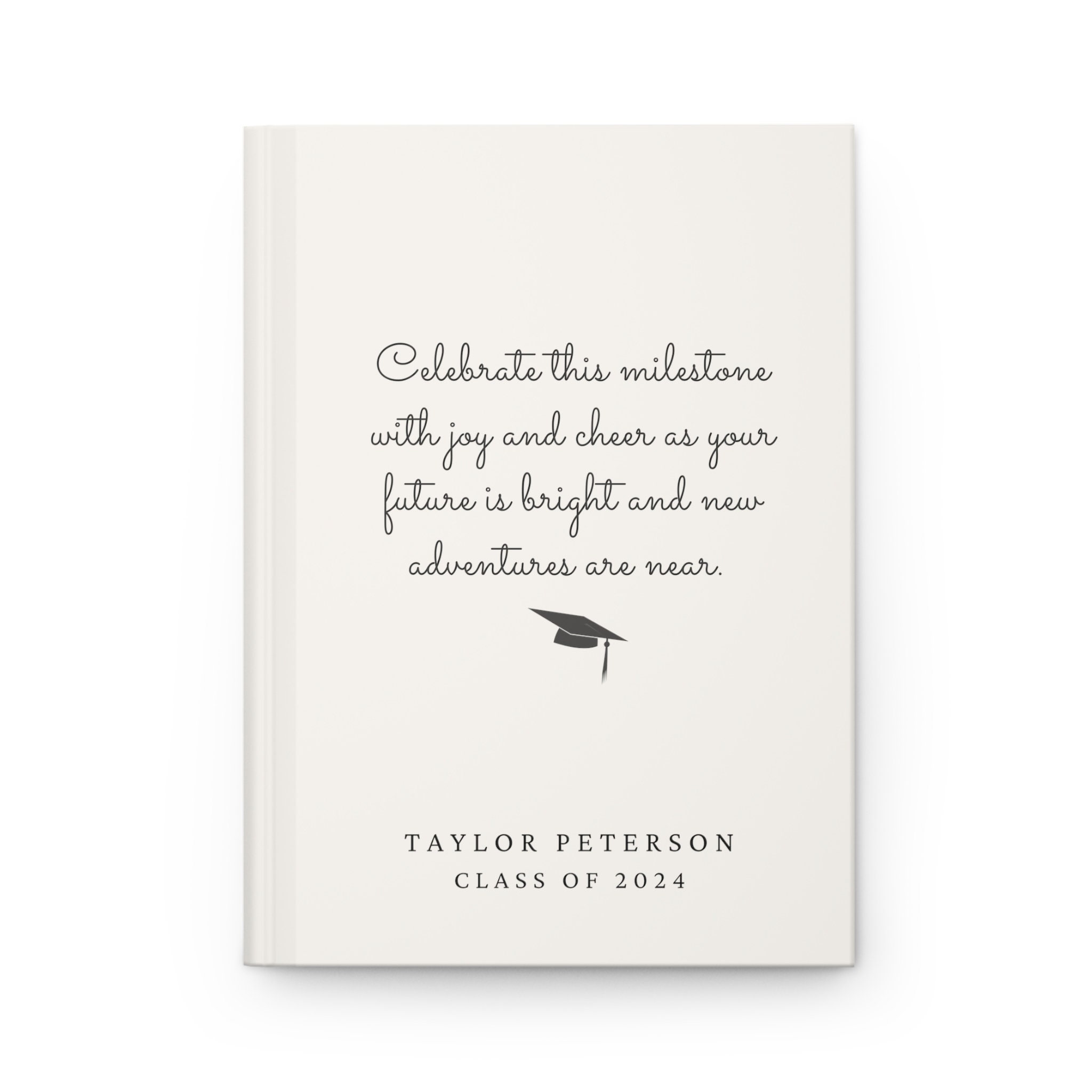 Graduation Journal, Class of 2024, Congratulations Graduate, Gift for ...