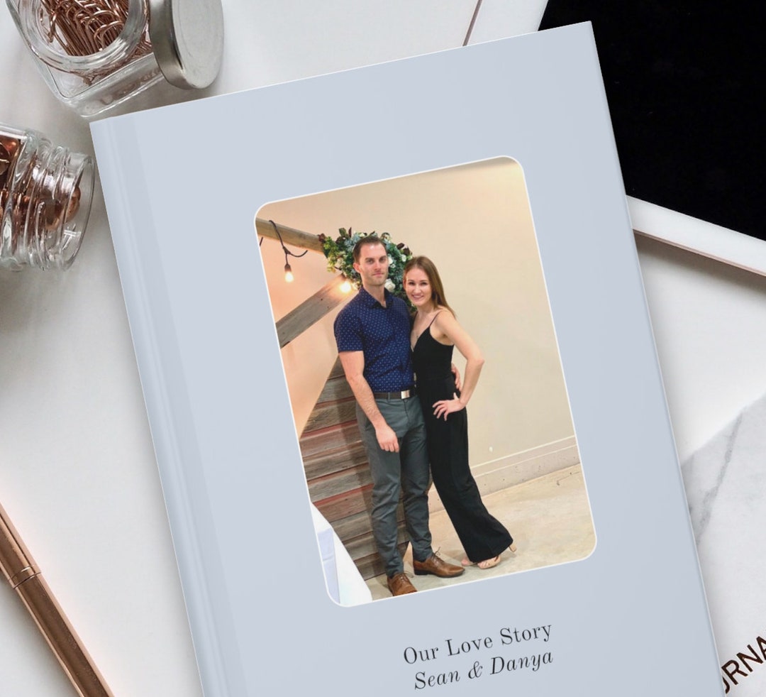 Couples Journal, Our Love Story, Wedding Guestbook, Personalized Paper ...