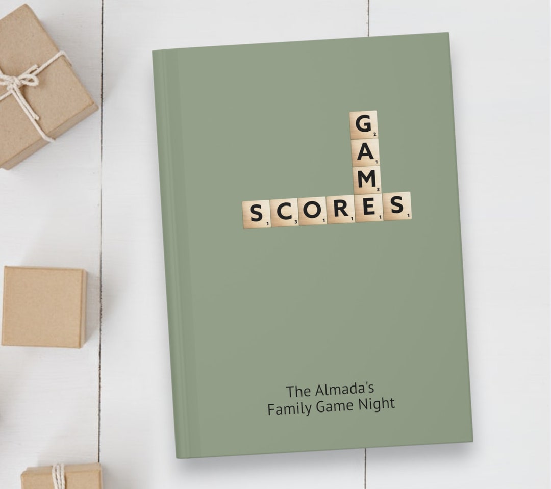 Personalized Game Gifts, Game Night Score Book, Family Game Night, Game ...
