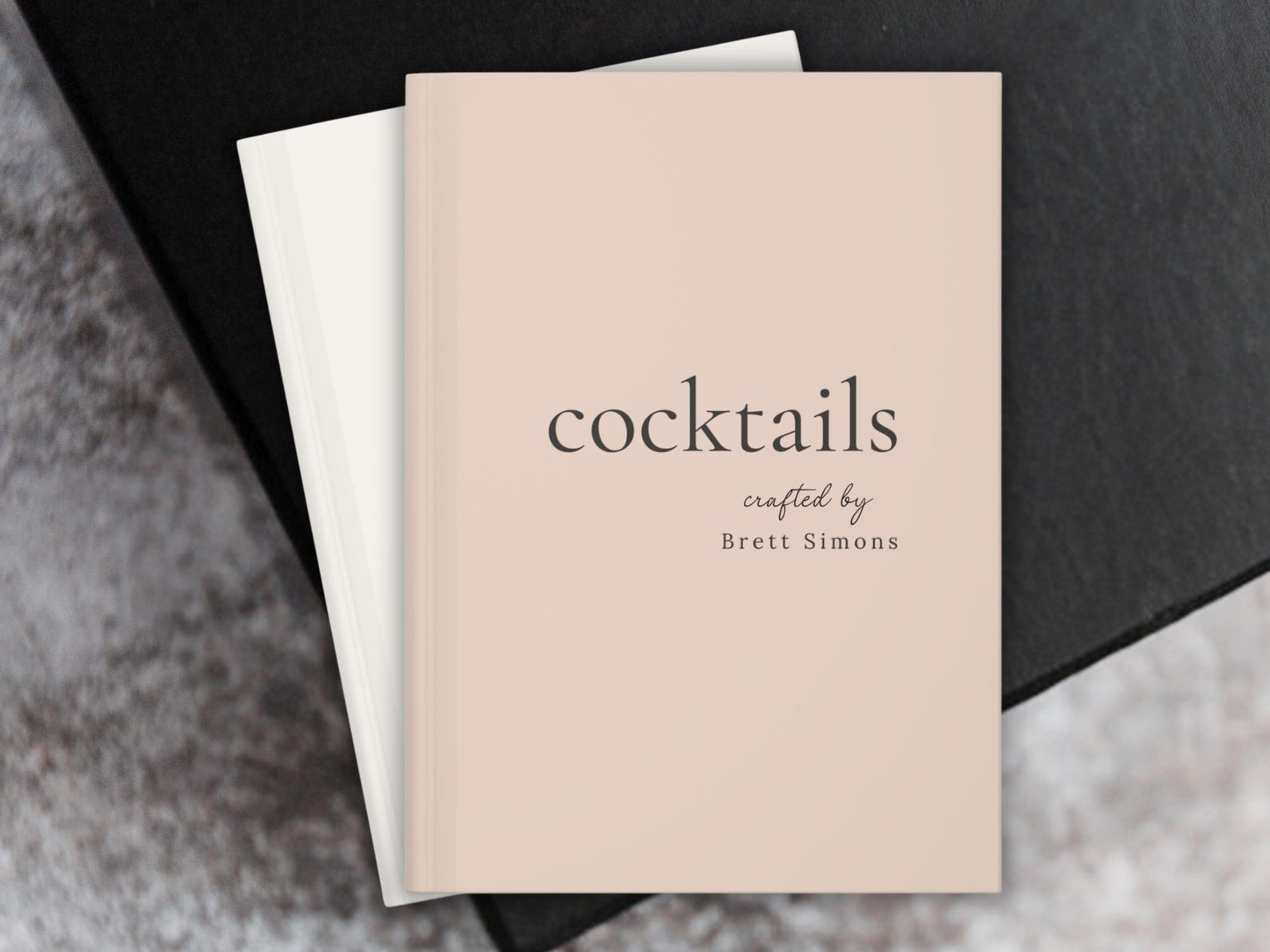 Personalized Cocktail Recipe Book, Birthday Gift for Bartender ...