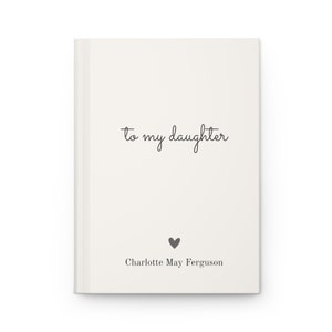 Letters to My Daughter Journal, Mother-daughter Memory Book, Custom ...