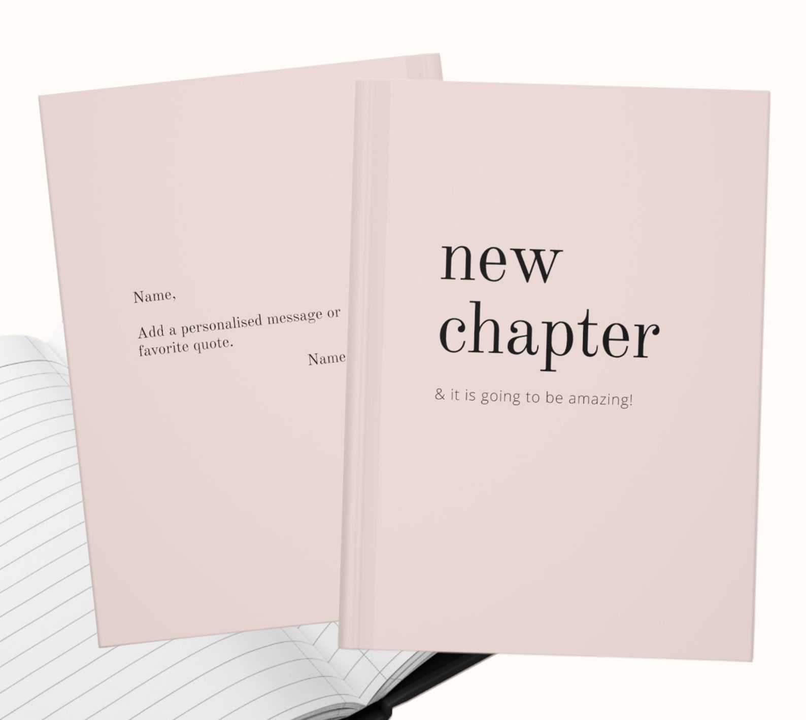 New Chapter Custom Journal, New Job Gift, Employee Retirement, New ...