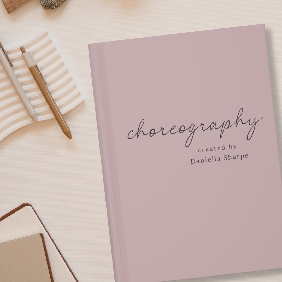 Choreography Journal, Dance Notebook, Dance Teacher Gift, Dance Team ...