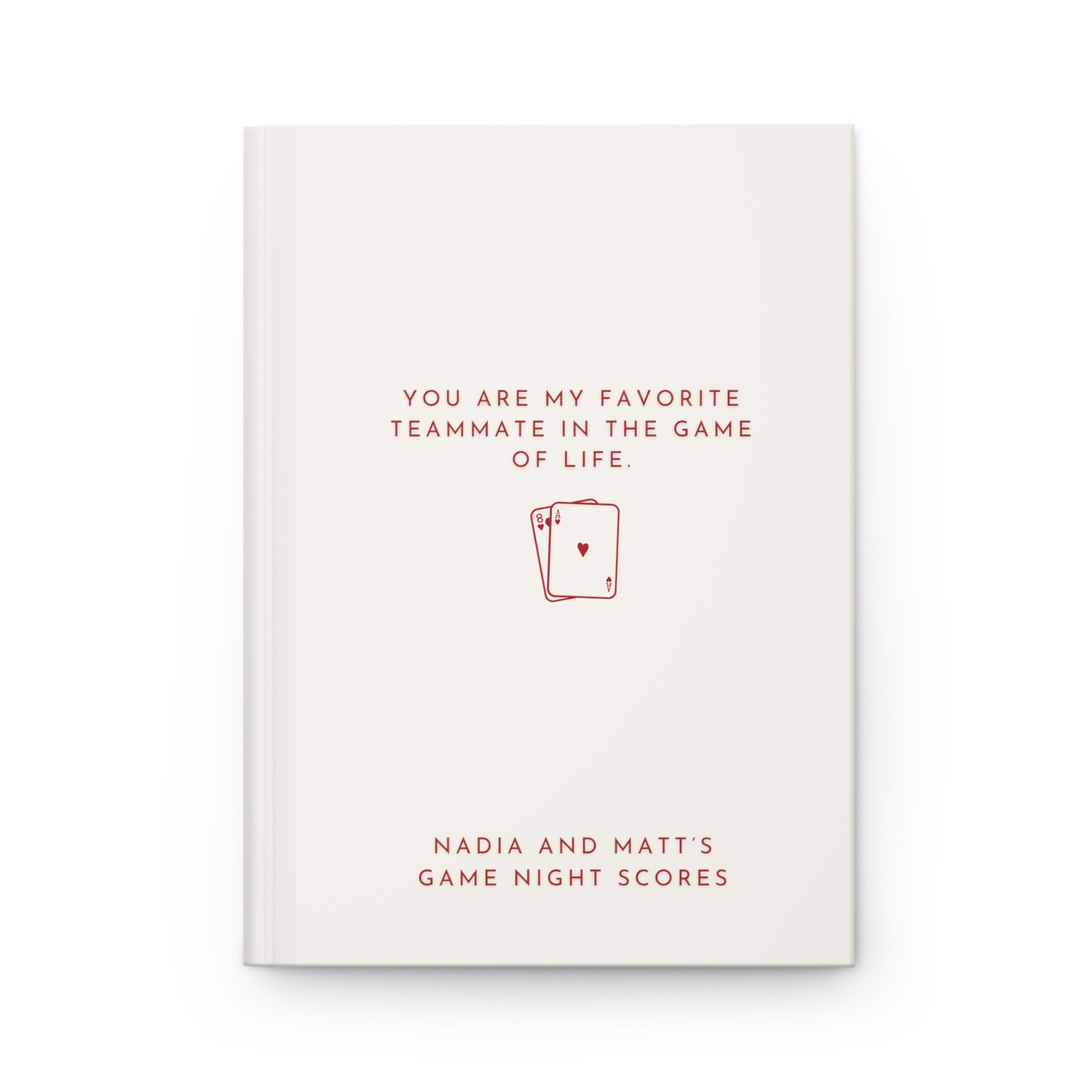 Personalized Game Gifts, Game Night Score Book, Valentines Game Night ...