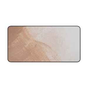 Sand Beige Office Desk Mat, Custom Writing Pad, Desk Protector, Home ...